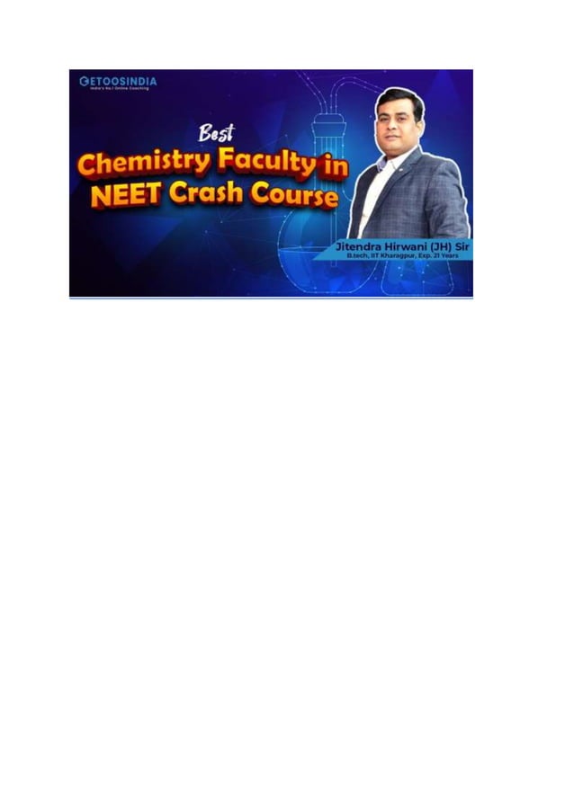 Chemistry Important Topics for NEET & Chapters.docx | Educational ...