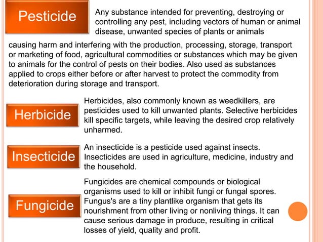 Chemistry in Agriculture - Application of Chemistry.pptx | Agriculture ...