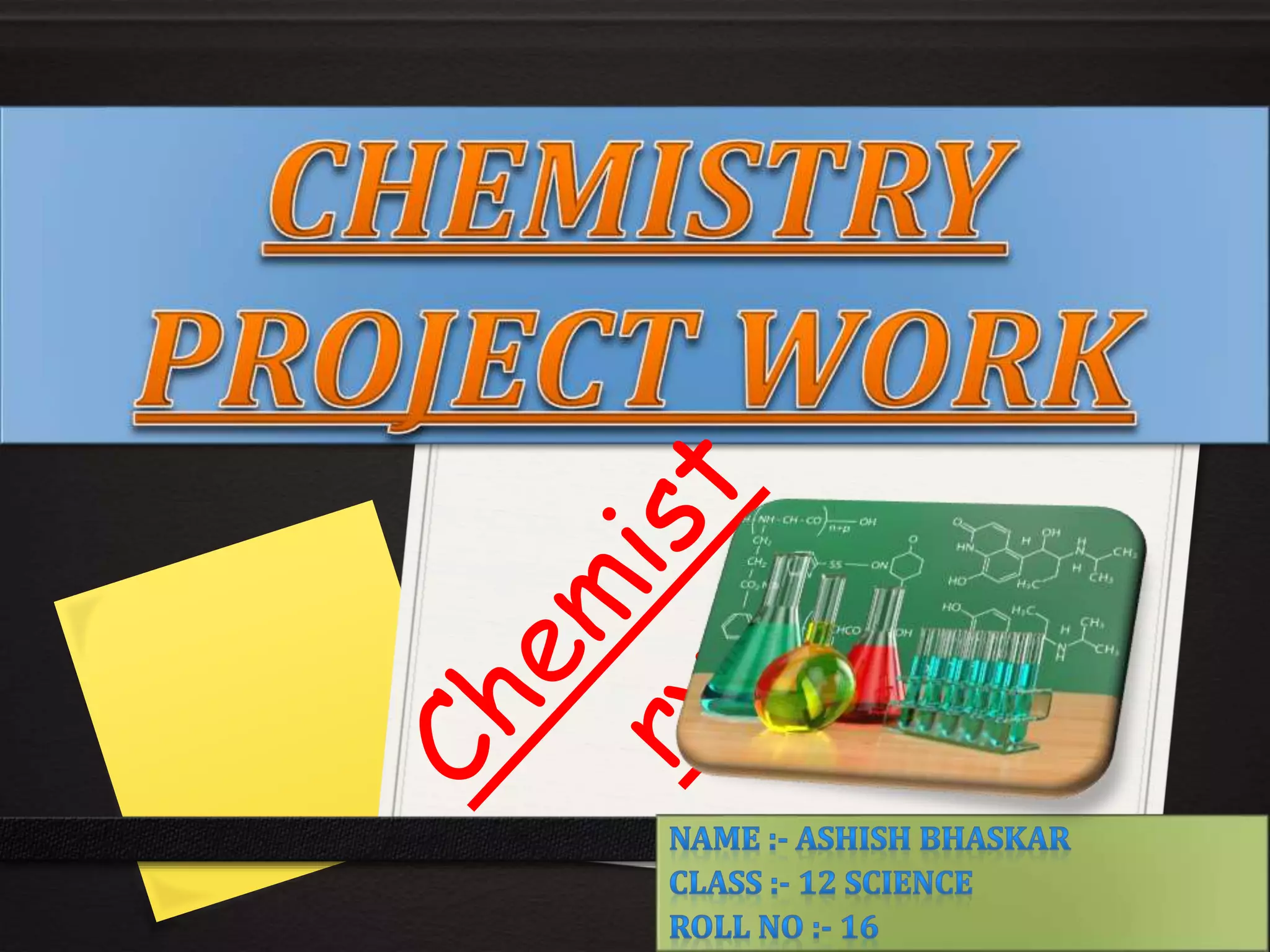 Chemistry in everyday life | PPTX