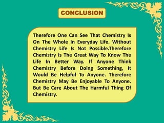 Chemistry in everyday life | PDF