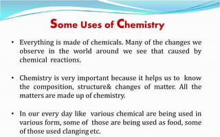 Chemistry in our daily life and its importance | PDF