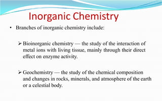 Inorganic Compounds In Daily Life