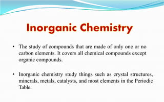 Inorganic Compounds In Daily Life