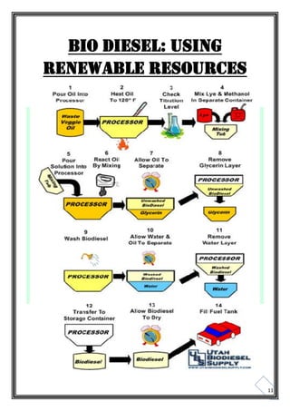 Chemistry Investigatory Project Class 12 - Green Chemistry - Bio Diesel ...