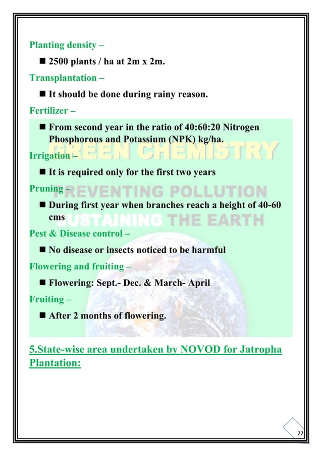 Chemistry Investigatory Project Class 12 - Green Chemistry - Bio Diesel ...