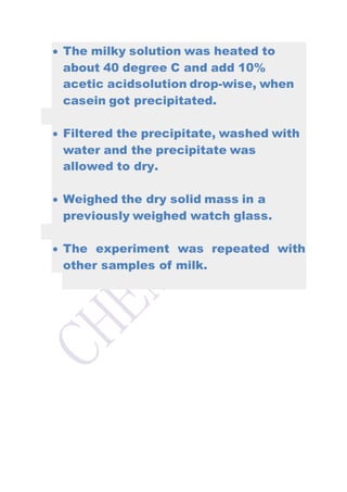 Chemistry investigatory project | DOCX