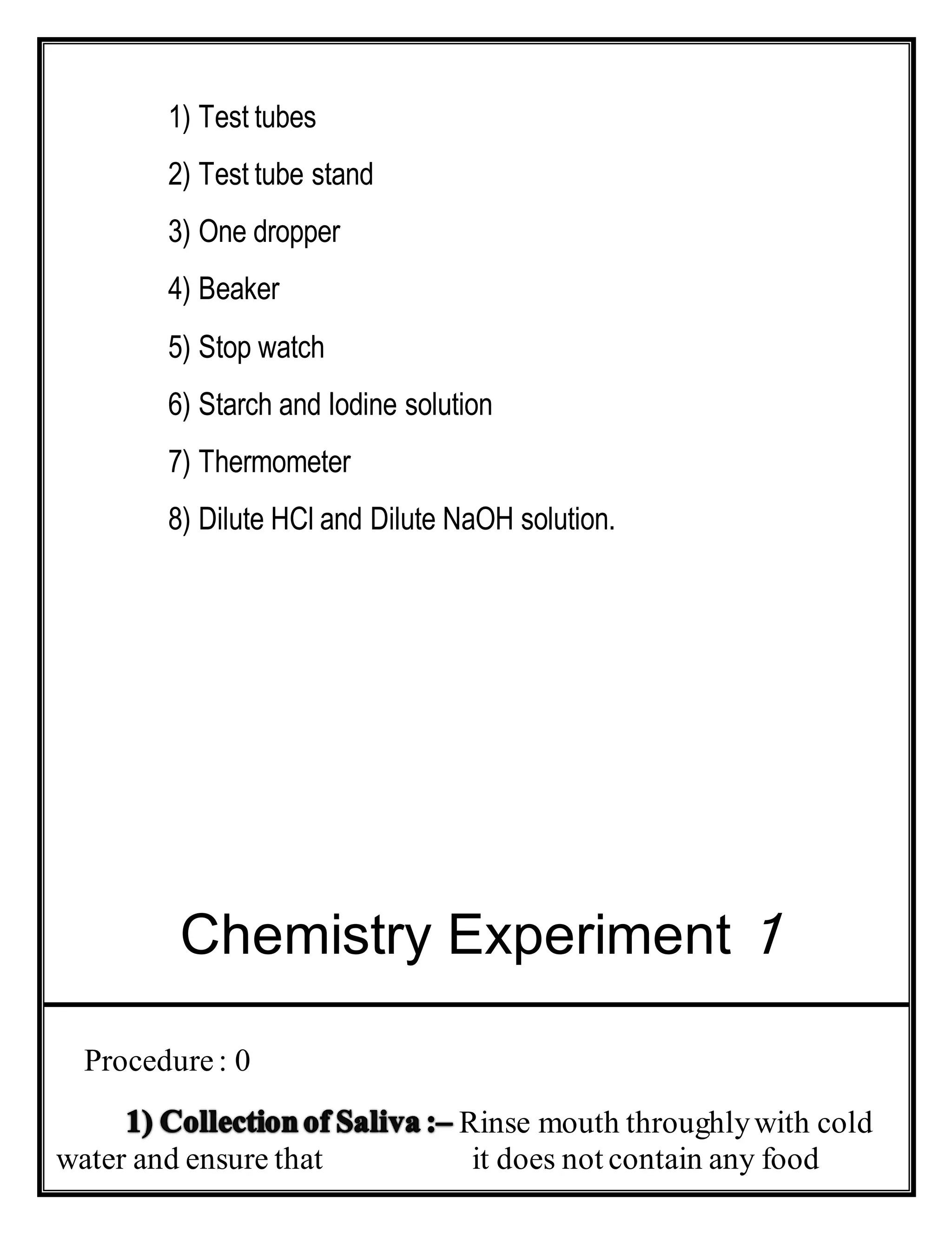 Chemistry investigatory project | DOCX