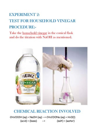 CHEMISTRY INVESTIGATORY PROJECT 2017-18 | PDF