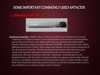 Chemistry investigatory project antacids | PPTX
