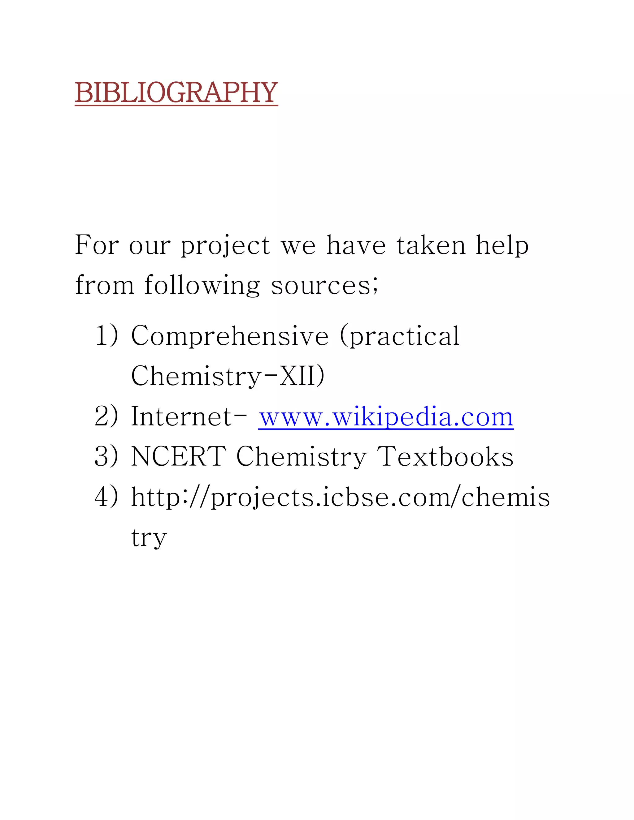 Chemistry Project on the effect of metal coupling on the rusting of ...