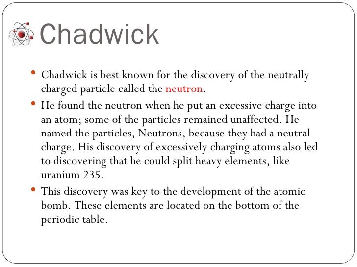 Chadwick atomic theory - nhmens