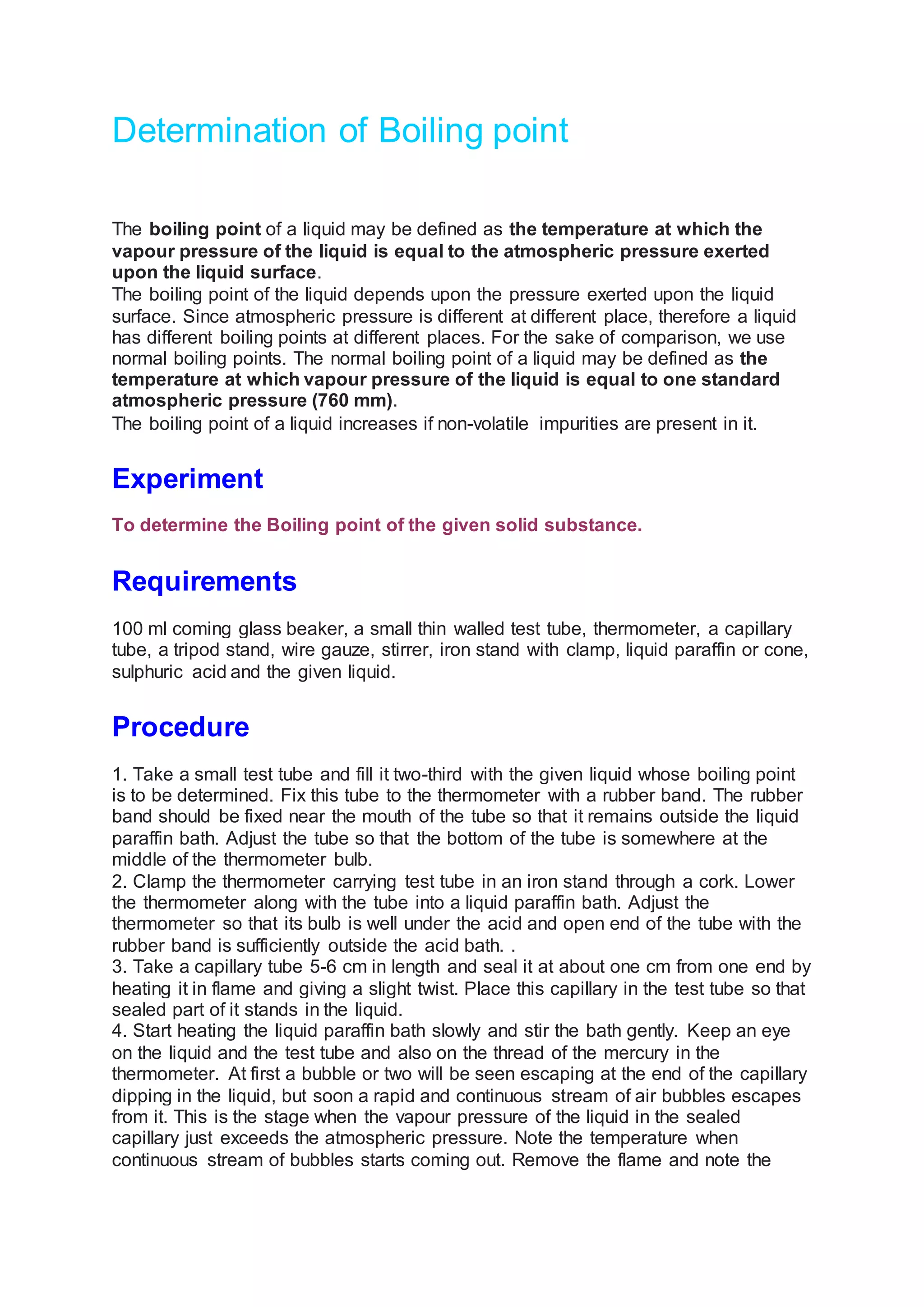 Chemistry Practical class 11 A | DOCX