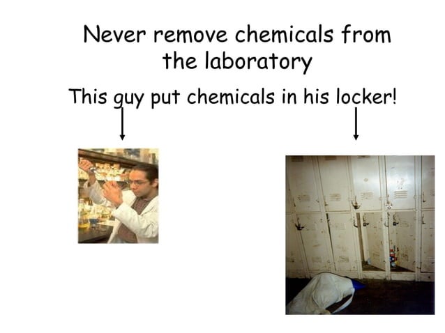 Chemistry laboratory safety | PPT | First Aid | Injuries