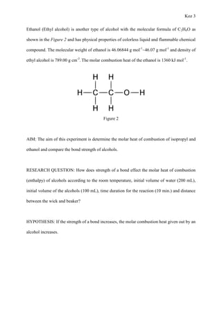 Chemistry Lab Report 1 | PDF