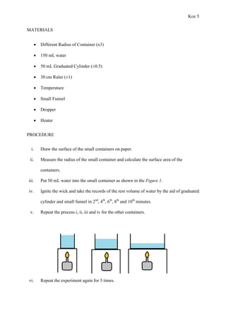 Chemistry Lab Report 3 | PDF