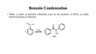 Chemistry lectures : Condensation | PPTX