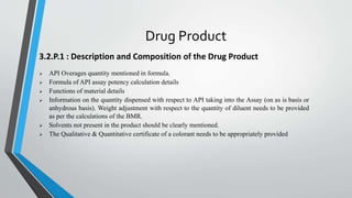 Chemistry manufacturing control | PPTX