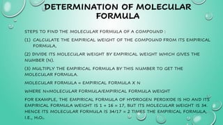 Mole chemistry ppt , ppt for science students | PDF