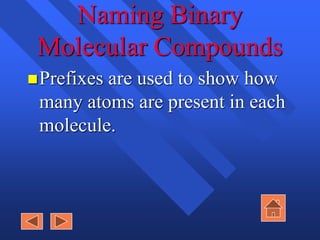 Chemistry Naming Compounds and Writing Formulas PPT 2.ppt