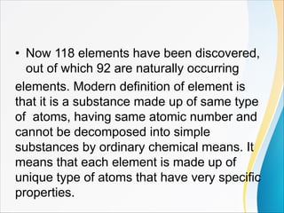 Chemistry 9th class Chapter 1 Basic Definitions | PDF