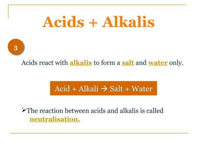 Chemistry - acids and alkali | PPT | Chemistry | Science