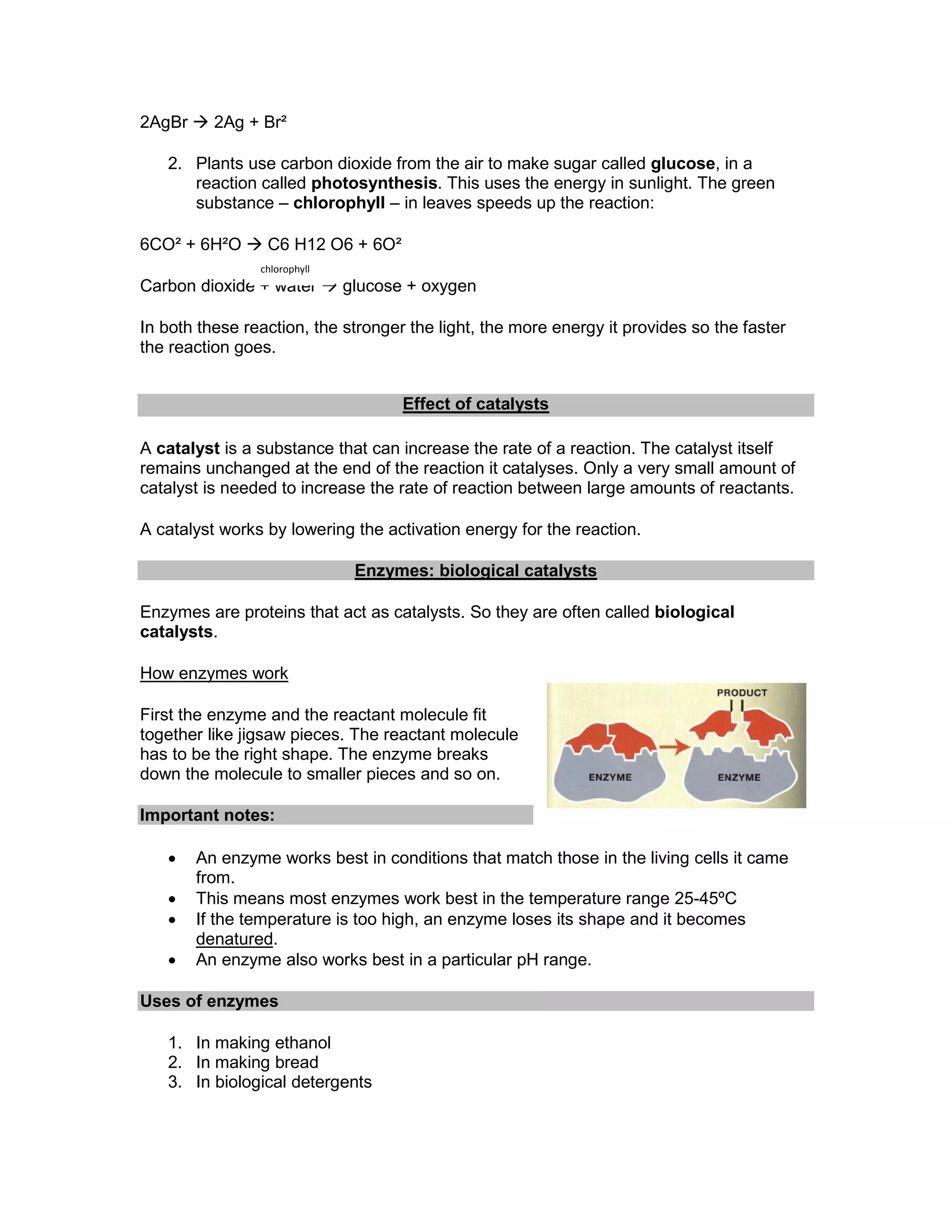Chemistry Revision Notes - IGCSE | PDF