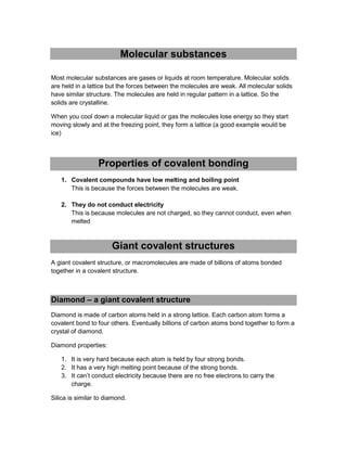 Chemistry Revision Notes - IGCSE | PDF