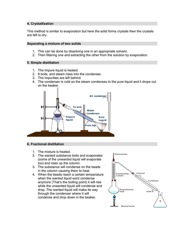 Chemistry Revision Notes - IGCSE | PDF | Chemistry | Science