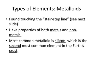 Chemistry notes the periodic table powerpoint | PPTX | Chemistry | Science