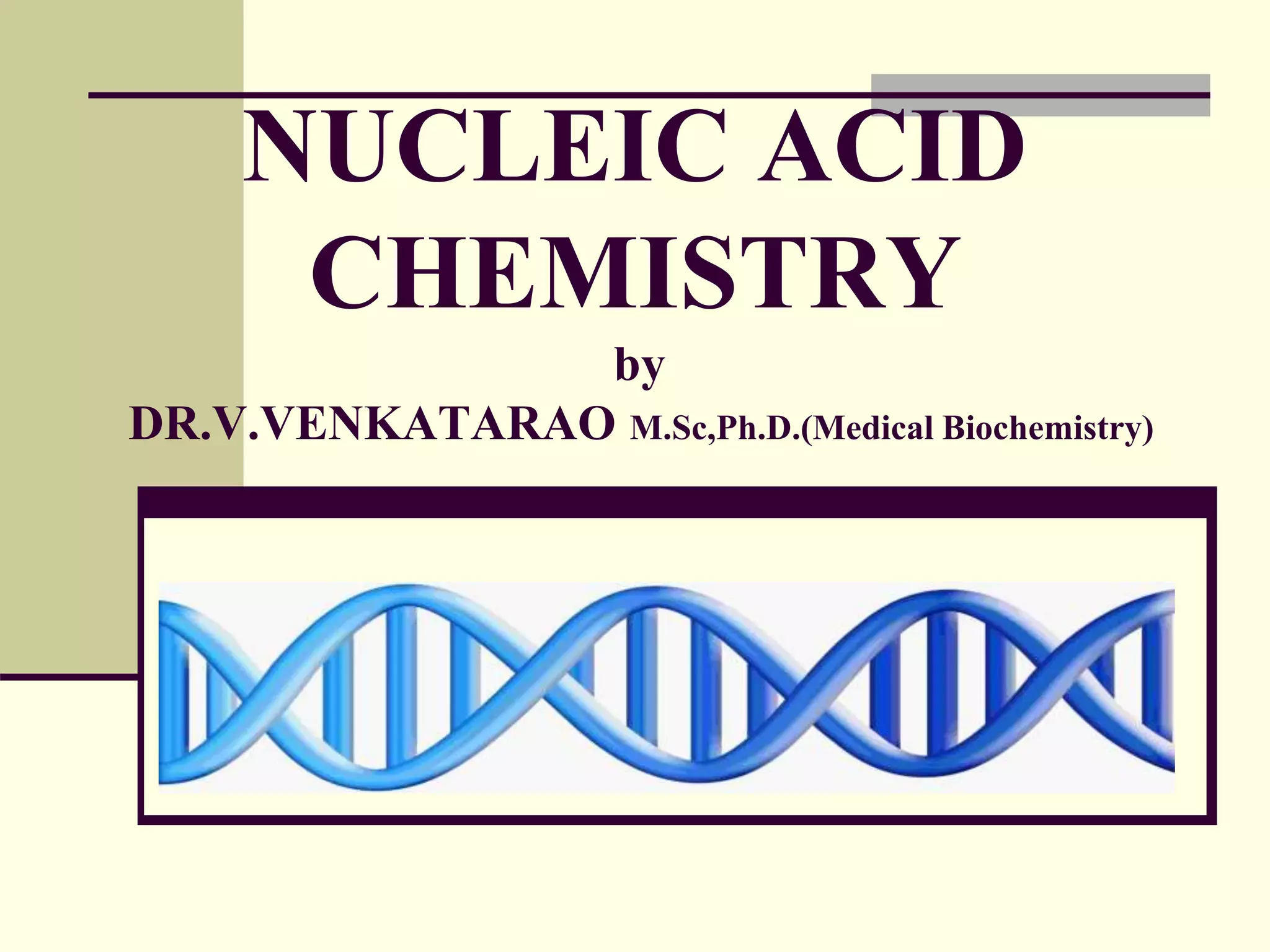 CHEMISTRY NUCLEIC ACID.ppt