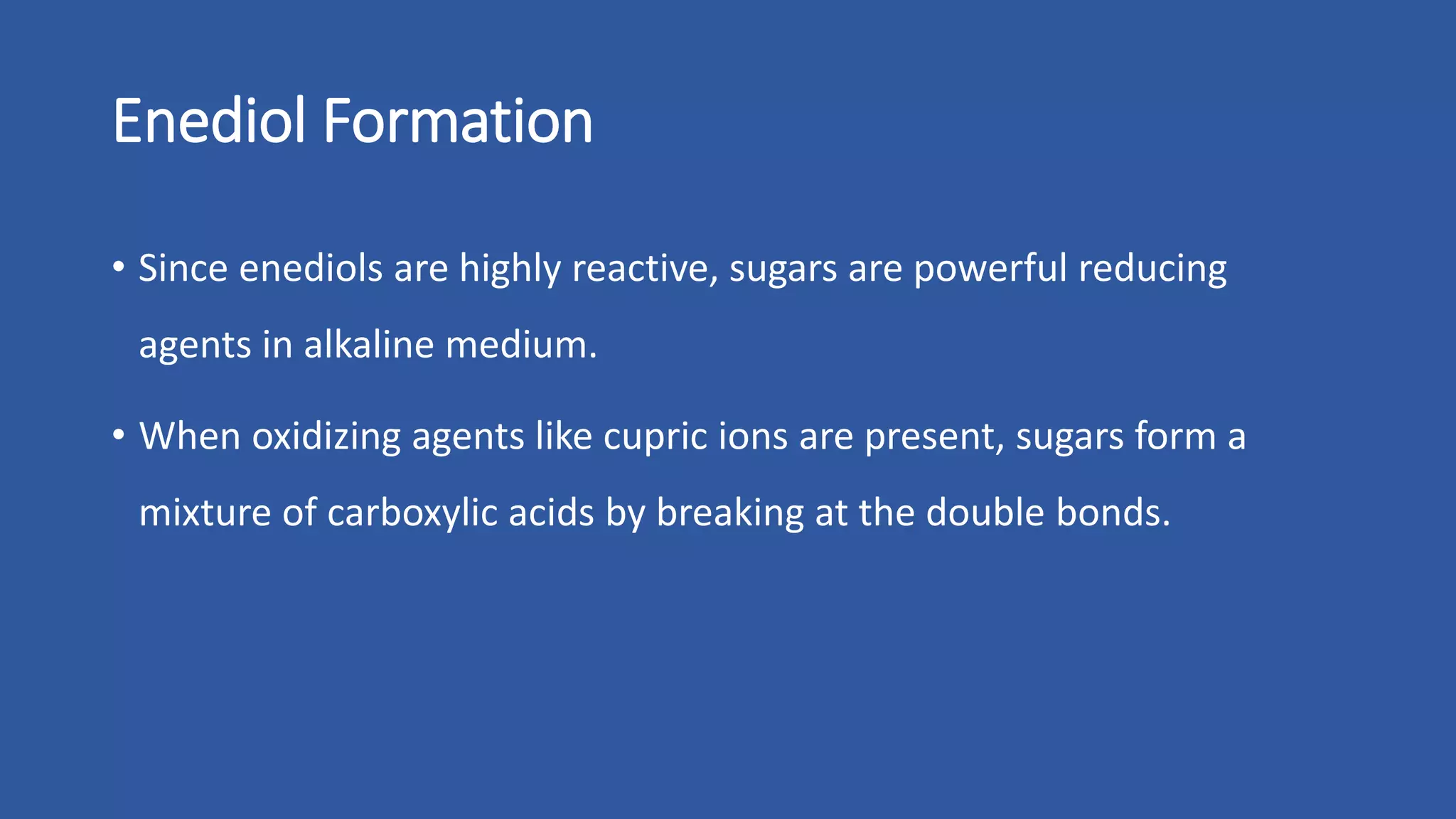 Chemistry of carbohydrates | PPTX