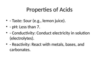 Chemistry_of_Acids_GCSE_Tutorial.pptx suitable for GCSE | PPTX