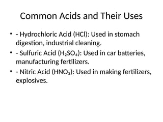Chemistry_of_Acids_GCSE_Tutorial.pptx suitable for GCSE | PPTX