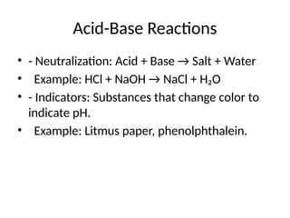 Chemistry_of_Acids_GCSE_Tutorial.pptx suitable for GCSE | PPTX