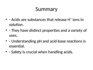 Chemistry_of_Acids_GCSE_Tutorial.pptx suitable for GCSE | PPTX