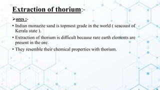 Chemistry of actinides | PPTX