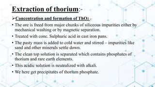 Chemistry of actinides | PPTX
