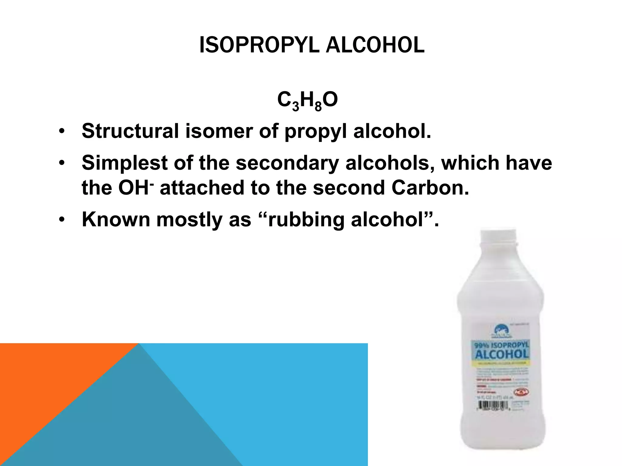 Chemistry of alcohol | PPTX