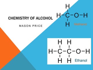 Chemistry of alcohol | PPTX