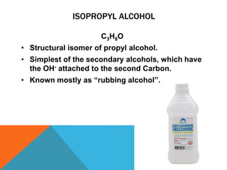 Chemistry of alcohol | PPTX