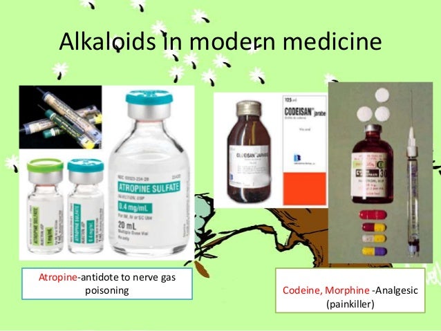 Chemistry of alkaloid