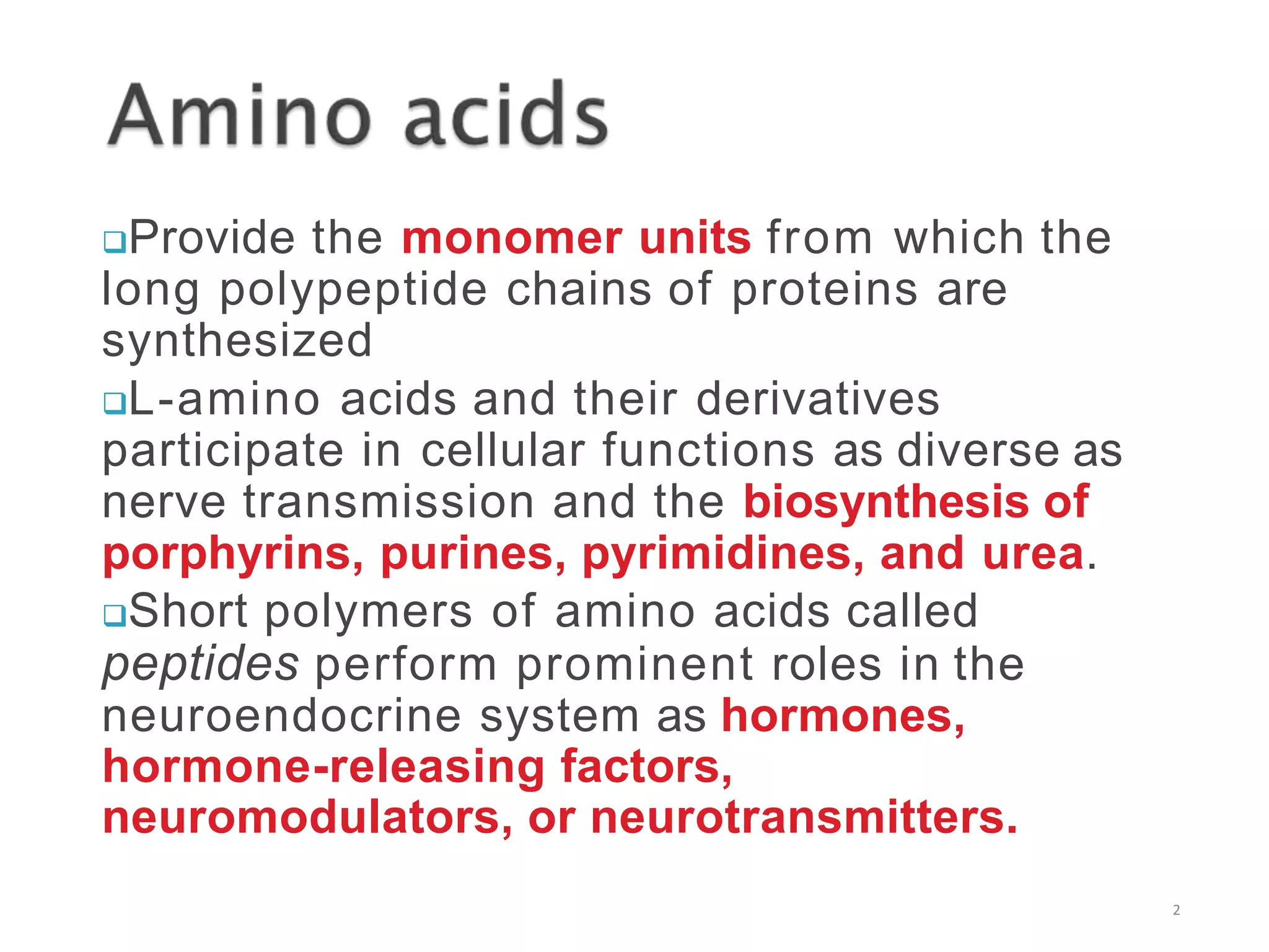chemistry of amino acid and proteins.pptx | Chemistry | Science