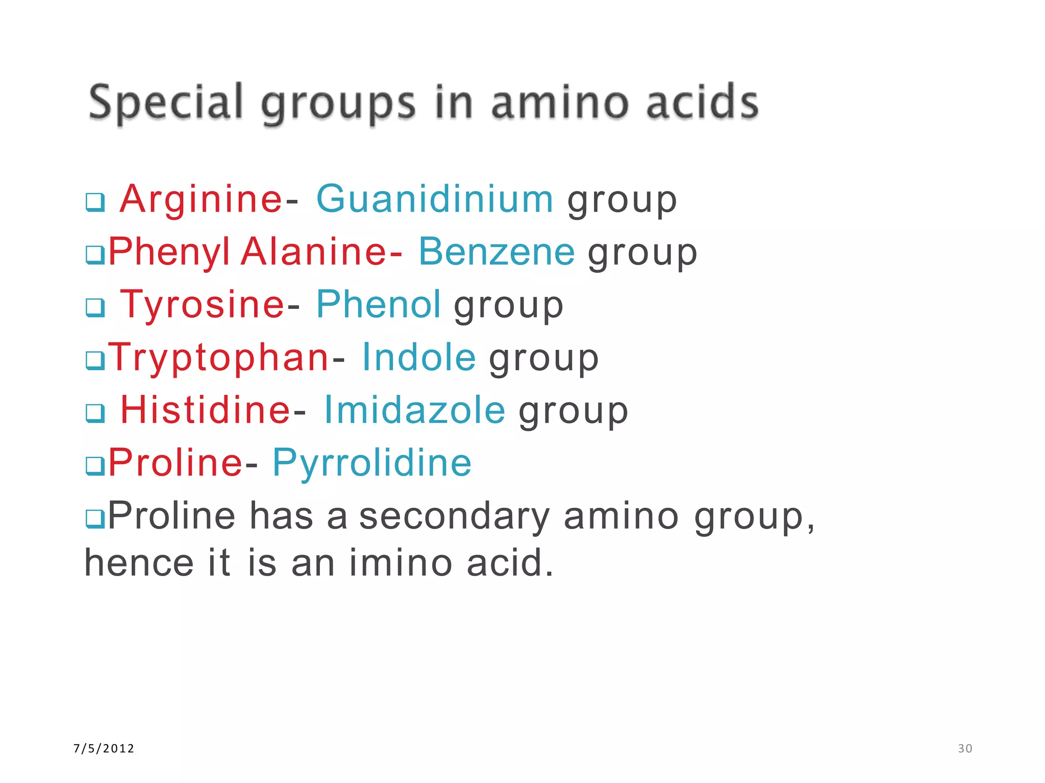 chemistry of amino acid and proteins.pptx | Chemistry | Science