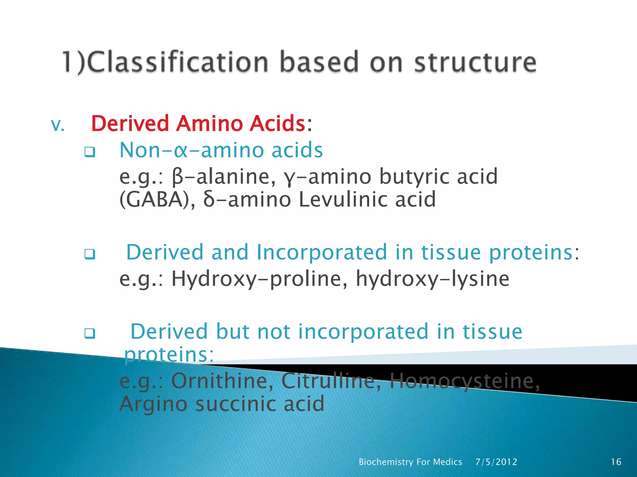 Chemistry of amino acids | PPTX