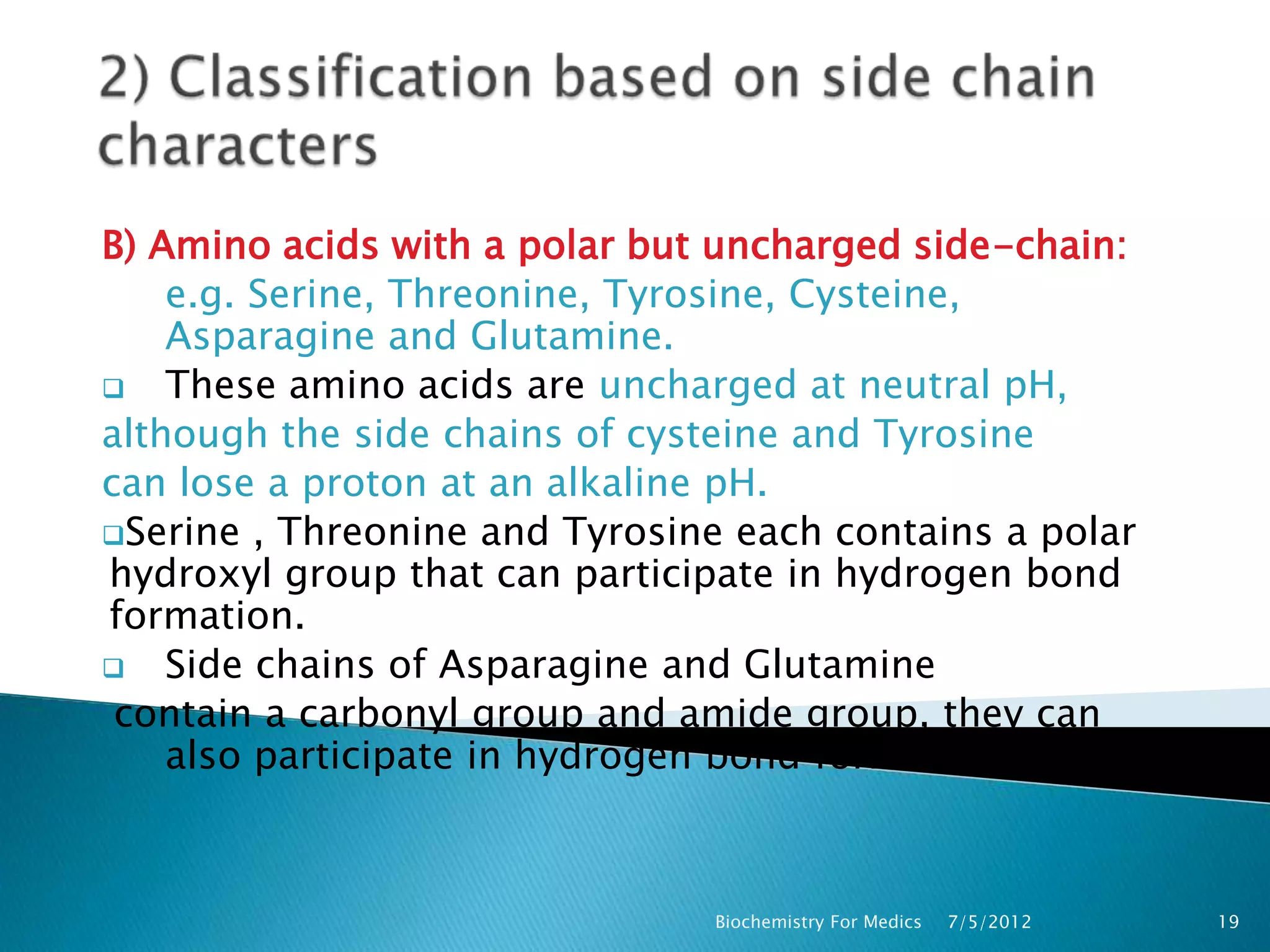 Chemistry of amino acids | PPTX