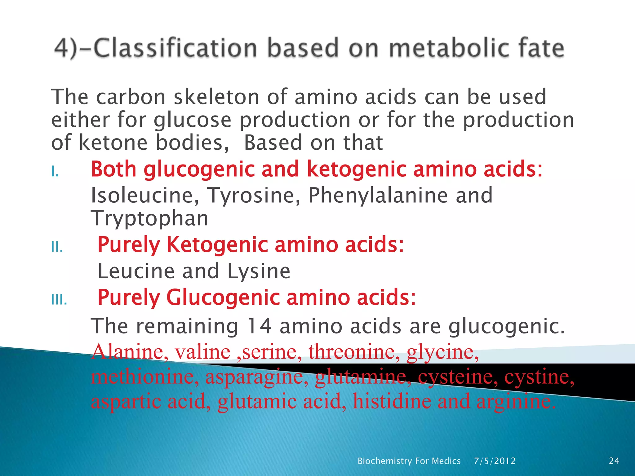 Chemistry of amino acids | PPTX