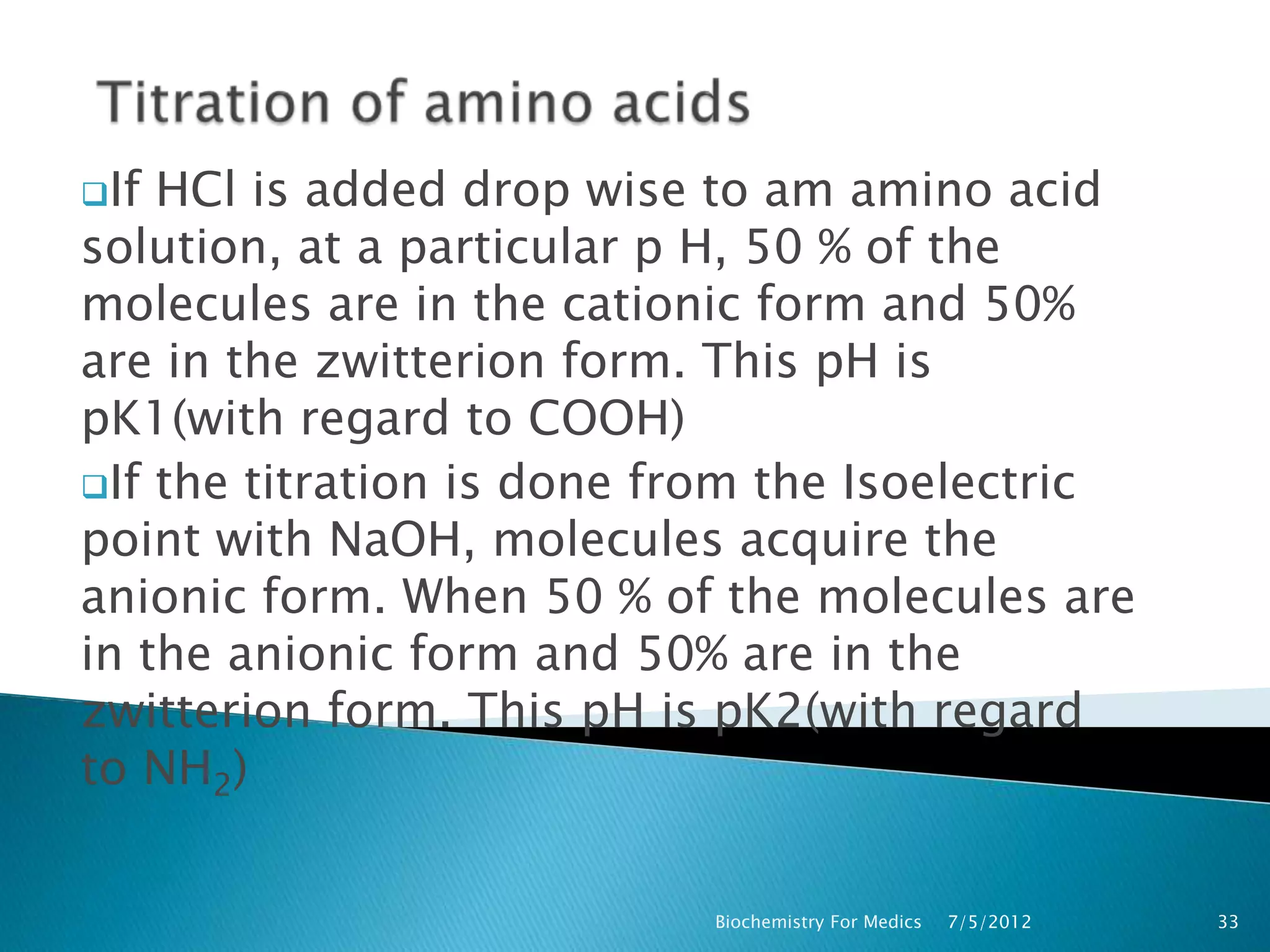 Chemistry of amino acids | PPTX