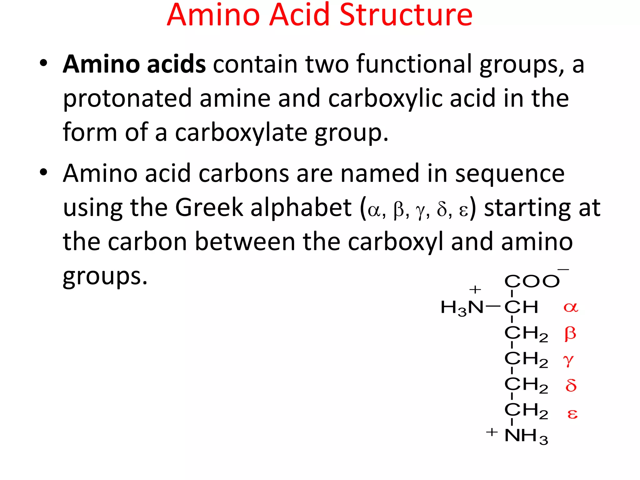 Chemistry of amino acids&proteins | PPTX