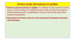 Chemistry of amino acids with their clinical applications | PDF