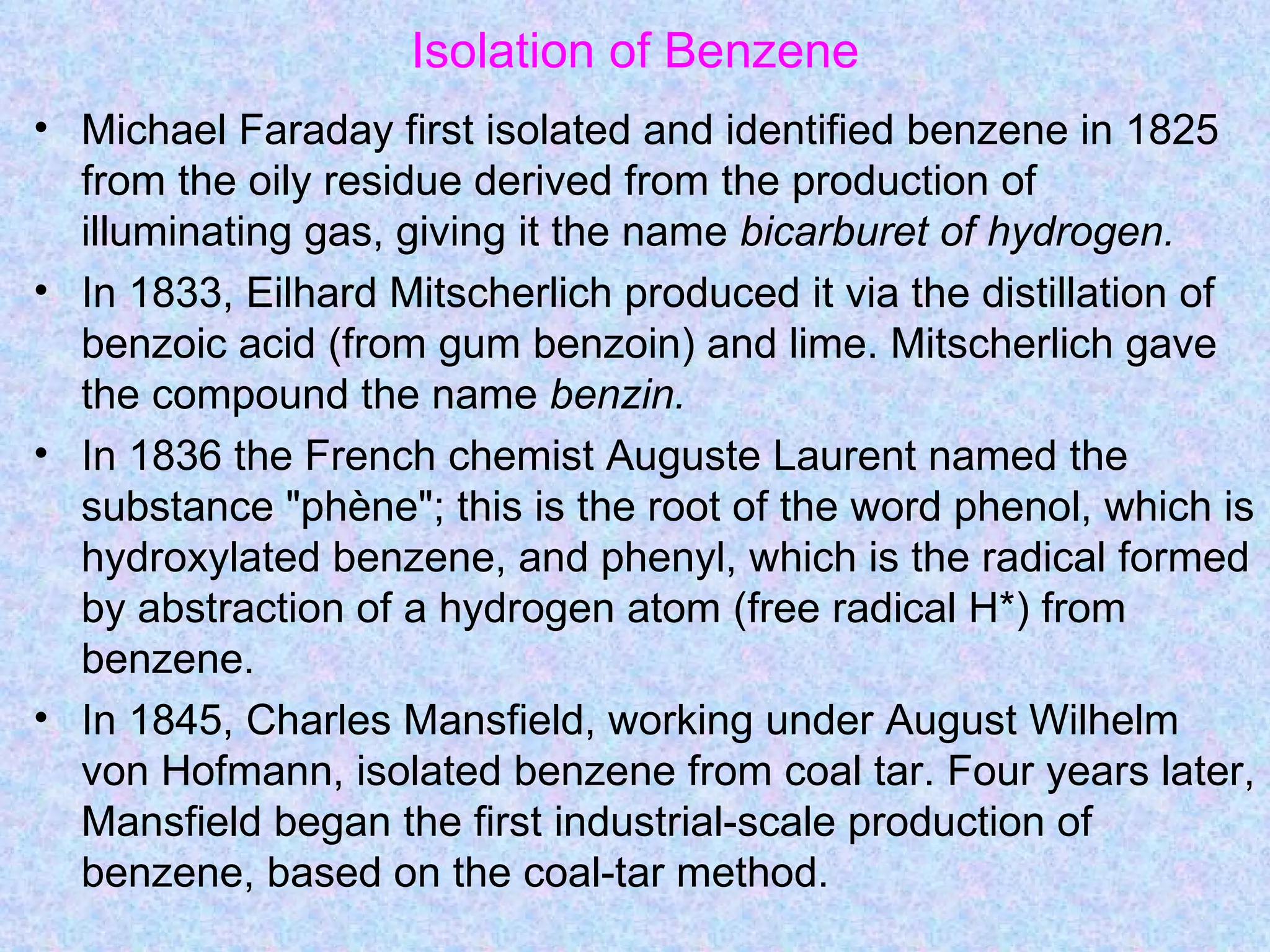 Chemistry of benzene | PPT